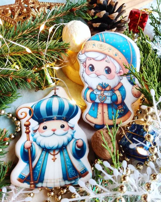 Миколайчики пряники листи розмальовки Миколая раскраска письмо Николая