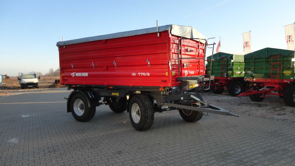 Przyczepa rolnicza 10T Metal-Fach T711/2 paletowa wywrotka T711/3 12T Kozenin • OLX.pl