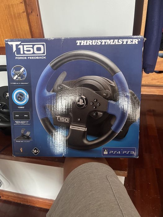 Volante Thrustmaster T150RS Force Feedback Cesar • OLX Portugal