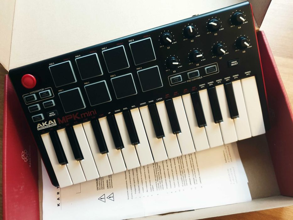 Akai MPK Mini MK2 klawiatura sterująca MKII - arpeggiator ! Mysłowice ...