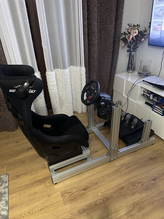 Sim Racing stanowisko Sim Rig Logitech g29 + shifter Gwarancja Lędziny ...