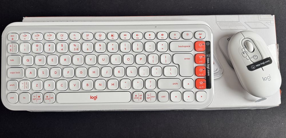 Nowy zestaw klawiatura i mysz Bluetooth Logitech Pop Icon Combo Wąchock ...