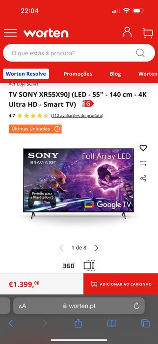 Smart-Tv Sony 4k 55 polegadas Belém • OLX.pt