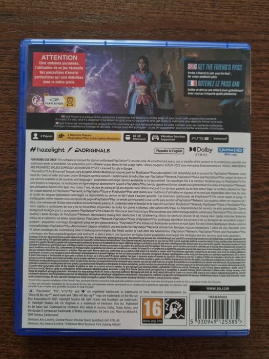 Split Fiction PS5 Solec Kujawski • OLX.pl