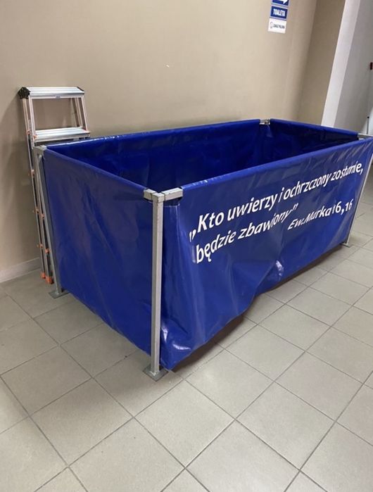Basen na wymiar z plandeki pcv zbiornik wode karpie ryby do ryb karpi ...