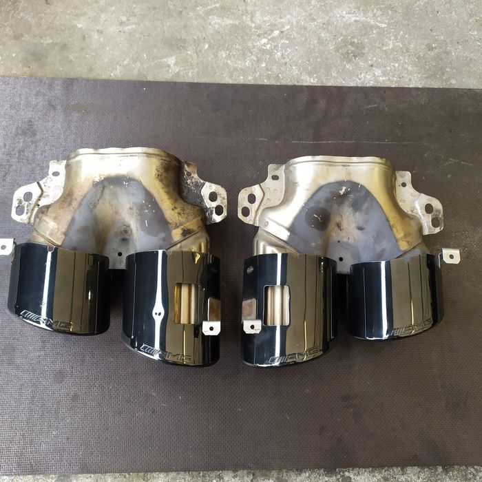 Mercedes końcówka tłumika wydechu AMG Lubin • OLX.pl