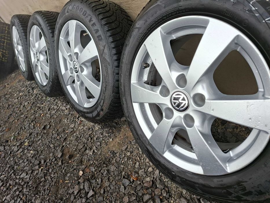 [K73] KOŁA ZIMOWE,ALUFELGI 16'' 5x112 VW Sharan,Passat B6,B7+205/60. Bolesławiec • OLX.pl