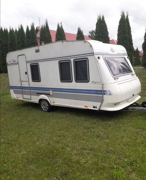 Przyczepa kempingowa HOBBY 445 Elegance 1996 Kartuzy • OLX.pl