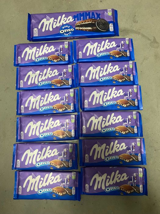Czekolada Milka Oreo 13 sztuk (12 x 100g+1 x 300g) Wrocław Fabryczna ...