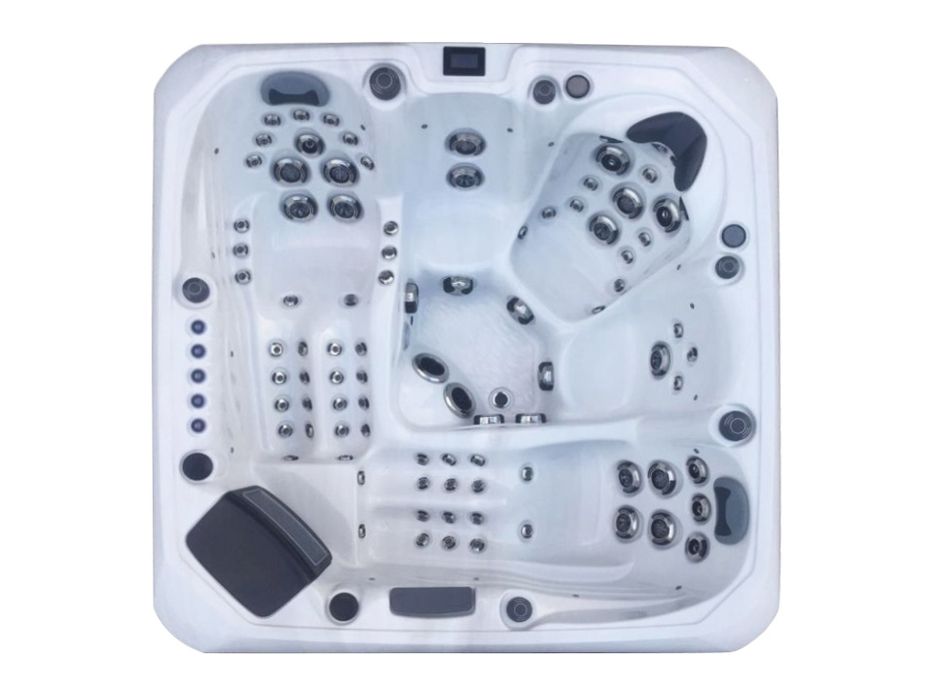 Jacuzzi Ogrodowe WiFi 5 osobowe 4 pompy Audio Platinum Spas Barcelona ...