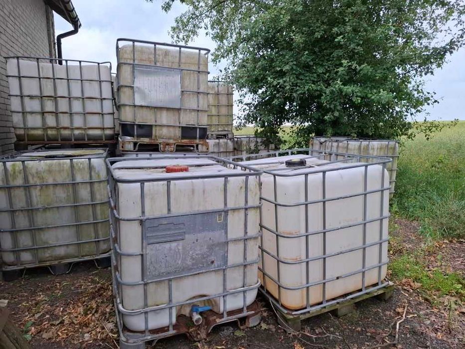 Mauser pojemnik beczka 1000 l na wodę deszczówkę paletopojemnik Zabłocie • OLX.pl