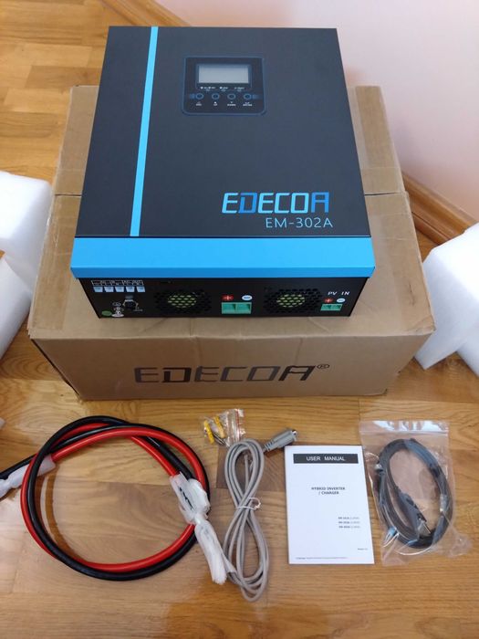 Гібридний Інвертор ДБЖ UPS Edecoa 3000/4000/5500/6200 Вт| ИБП инвертор: 13 999 грн ...