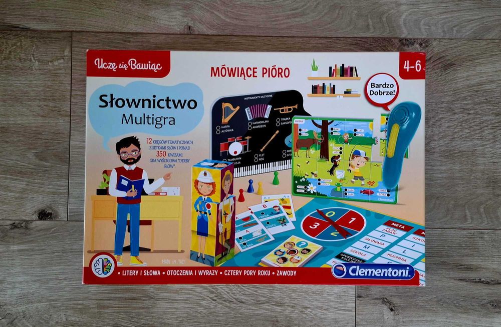 Gra MÓWIĄCE PIÓRO Słownictwo Multigra marki Clementoni Sosnowiec • OLX.pl