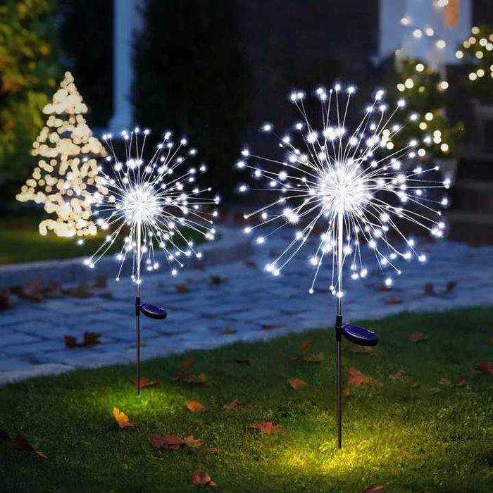 Lampa solarna ogrodowa dmuchawiec białe zimne światło dekoracja ozdoba Tomaszów Mazowiecki • OLX.pl