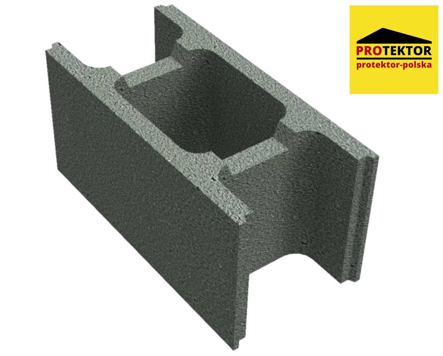 Bloczek szalunkowy zalewowy 24cm fundament pustak ścienny oporowy mur ...