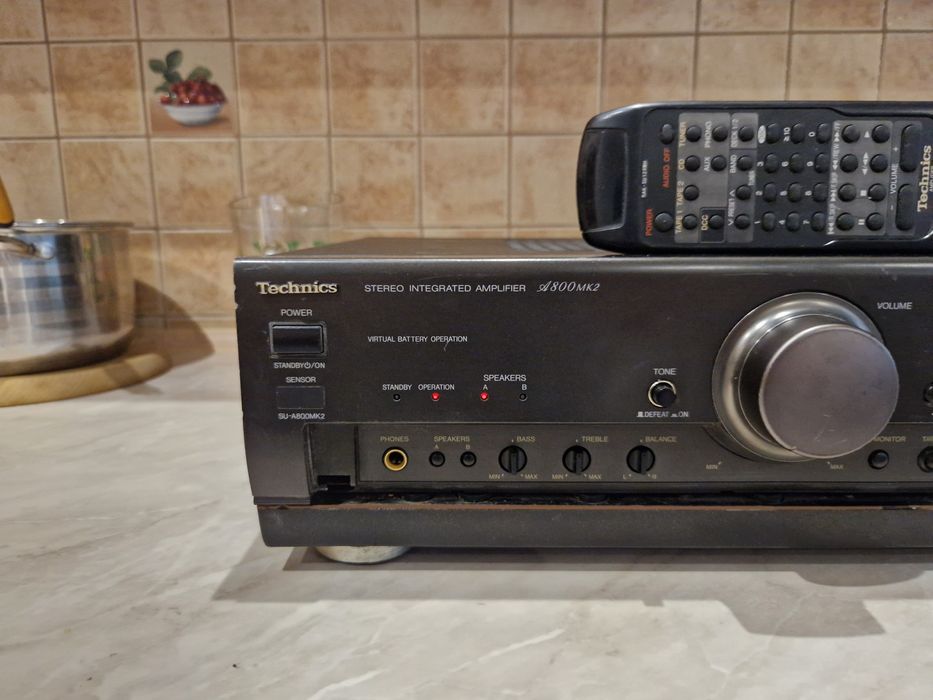 Wzmacniacz technics su a800mk2 + pilot Bolków • OLX.pl