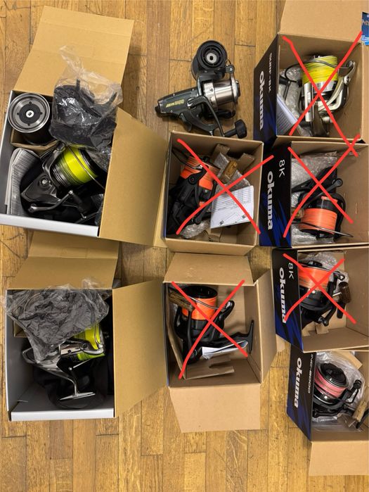 Катушки для коропової ловлі okuma 8k, Shinano Aero Technium, Helicon: 1 ...