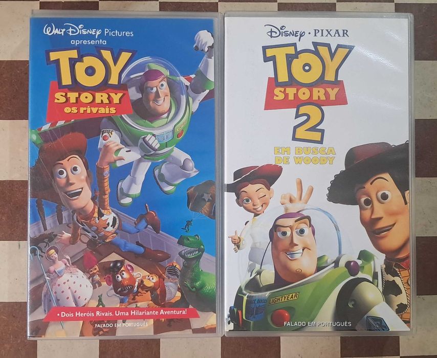 Toy story 1 e 2 Disney VHS Cassete Loures • OLX.pt