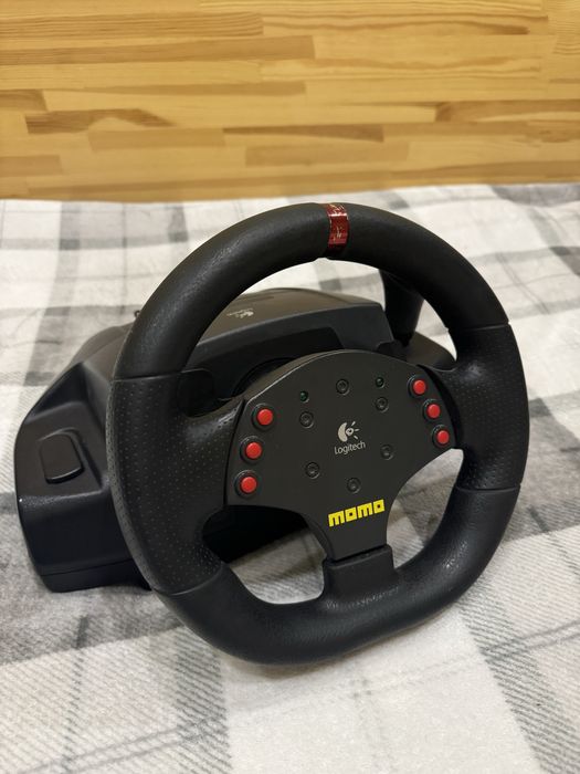 Ігрове кермо logitech momo 900 градусів з штопором: 2 999 грн ...