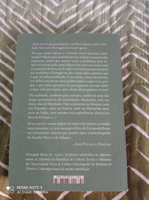 Salazar e o Poder - A Arte de Saber Durar, por Fernando Rosas Estreito Câmara de Lobos • OLX ...