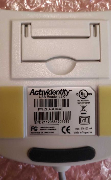 ACTIVIDENTITY USB V2 Smart card reader (SCM SCR331): 399 грн ...