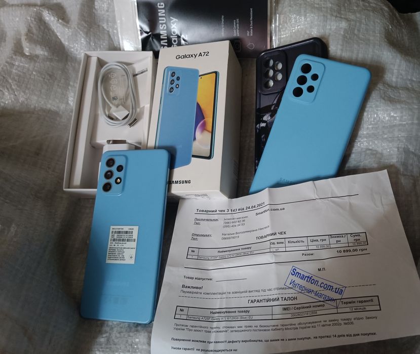 Samsung A72 6/128 Ful Amoled.NFC. Полный комплект.На Подарок.: 4 100 ...