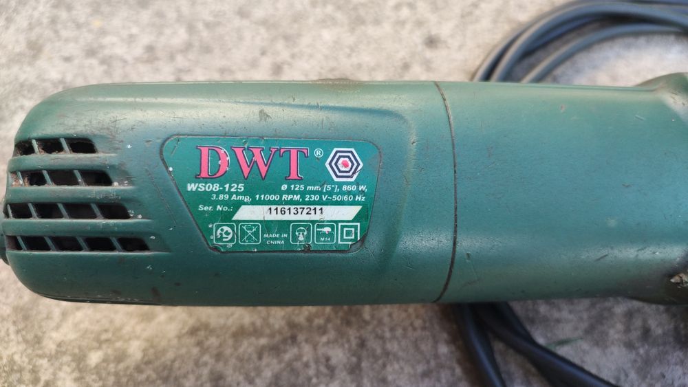 Болгарка DWT WS 08-125 УШМ: 500 грн. - Електроінструмент Полонне на Olx