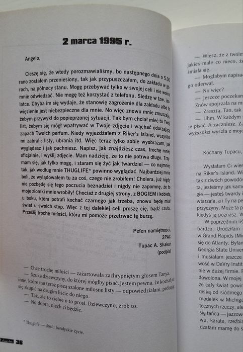 Z głębi serca z wierszami Tupaca Shakura, Angela Ardis Poznań Grunwald ...