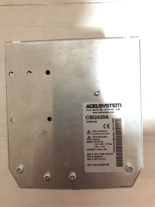 Блок живлення ADEL System DC-UPS 20А, 24В/DC (CBI2420A: 21 000 грн. - Перетворювачі напруги ...