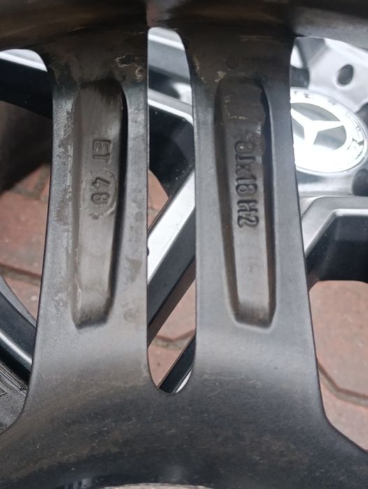 5x112 Felgi Aluminiowe 18 zimowe czarny mat Marcedes A B C CLA Ziębice ...