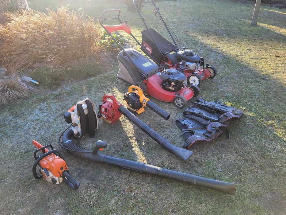Stihl MS 170, Stihl BR 200, Toro Commercial, Castel Garden, Robin ...