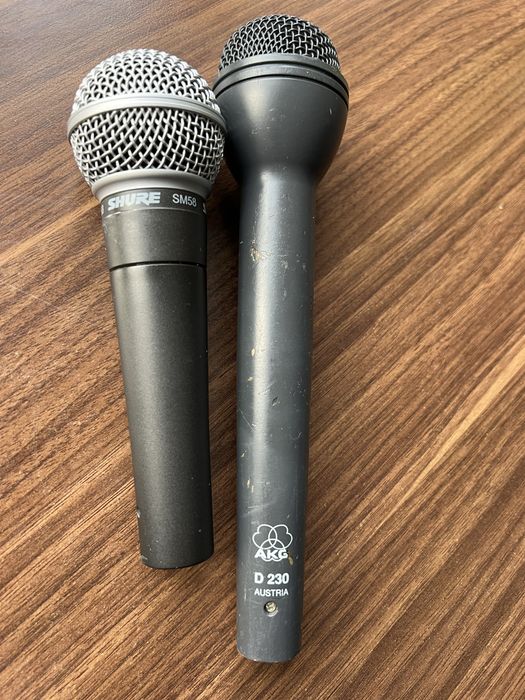 Мікрофон Shure SM58, AKG D230: 1 200 грн. - Студійне обладнання Київ на Olx