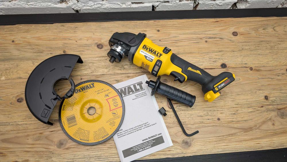 Акумуляторна болгарка DeWalt FLEXVOLT DCG440 60V MADE IN MEXICO: 10 500 ...