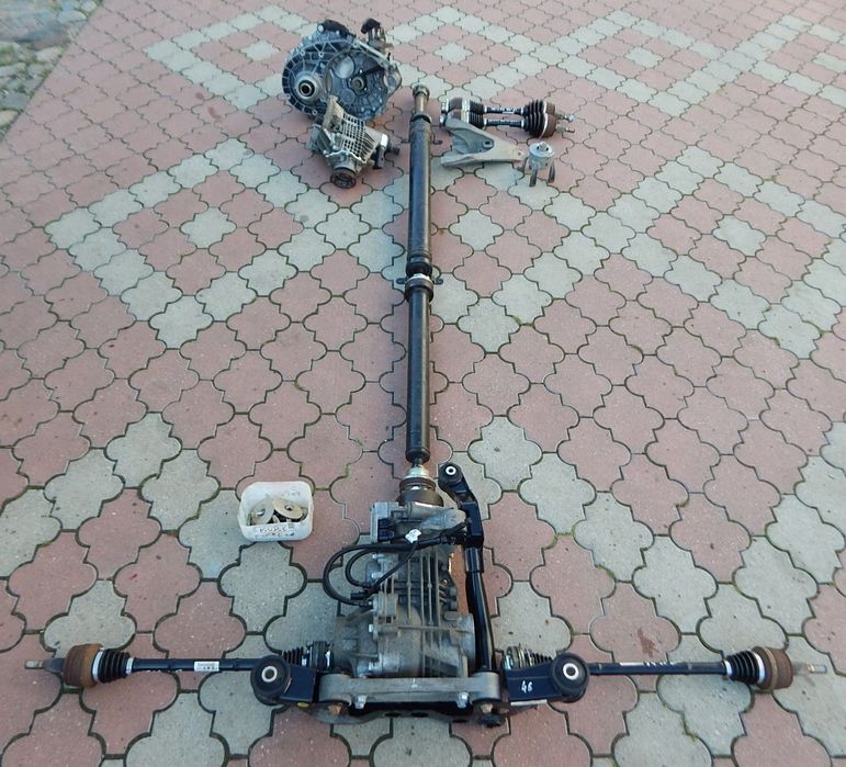 Vw t5 lift 2.0tdi napęd skrzynia most reduktor półoś wał 4x4 4motion ...