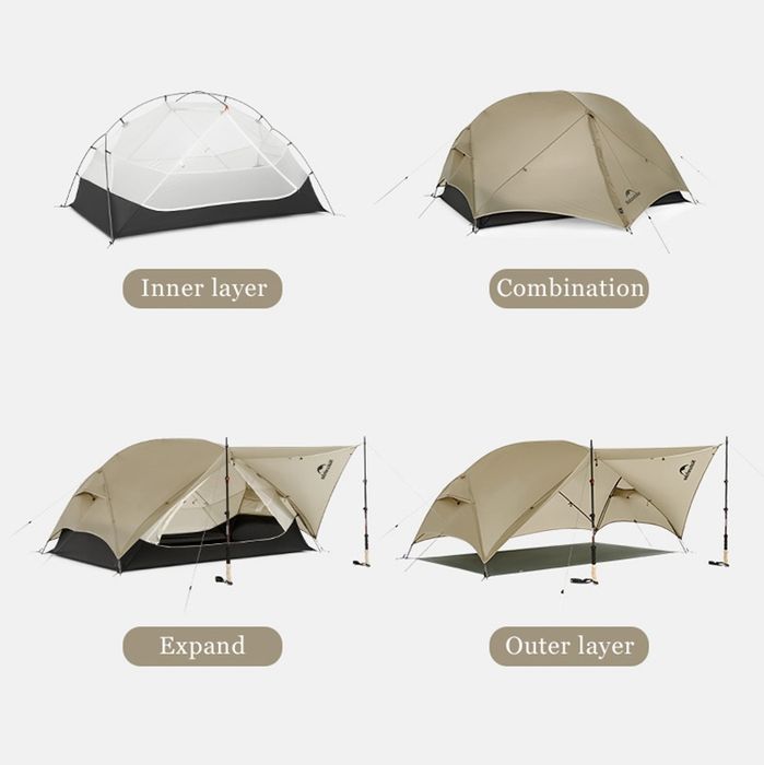 Намет Naturehike mongar 2 ul , два кольори, 4 моделі: 6 500 грн. - Інше ...