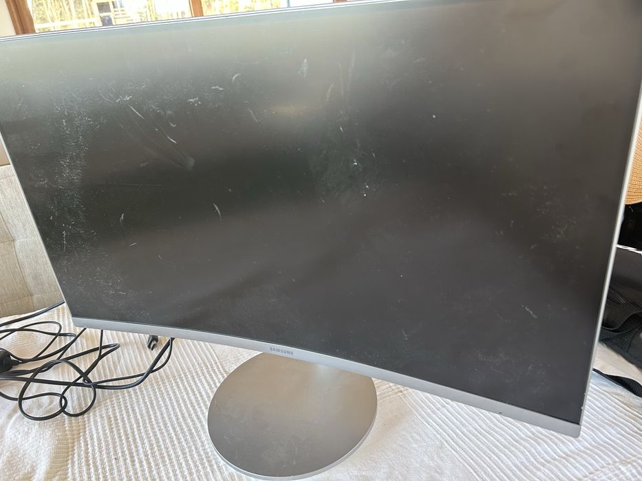 Monitor Samaung, Model C27F591FDU Color Display Unit. Biały. Brzózki ...