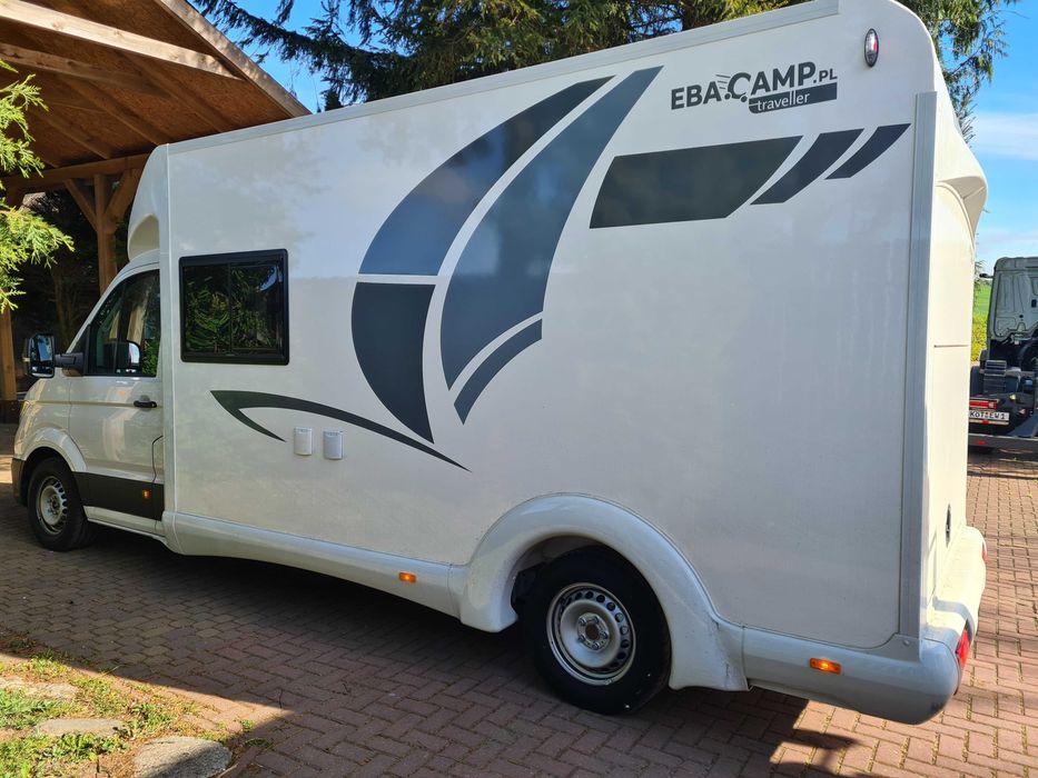 Camper Ebacamp VW Crafter Nowy 2025 półintegra Robakowo • OLX.pl