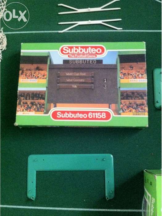 Jogo de futebol Subbuteo Astropitch Algés, Linda-A-Velha E Cruz ...