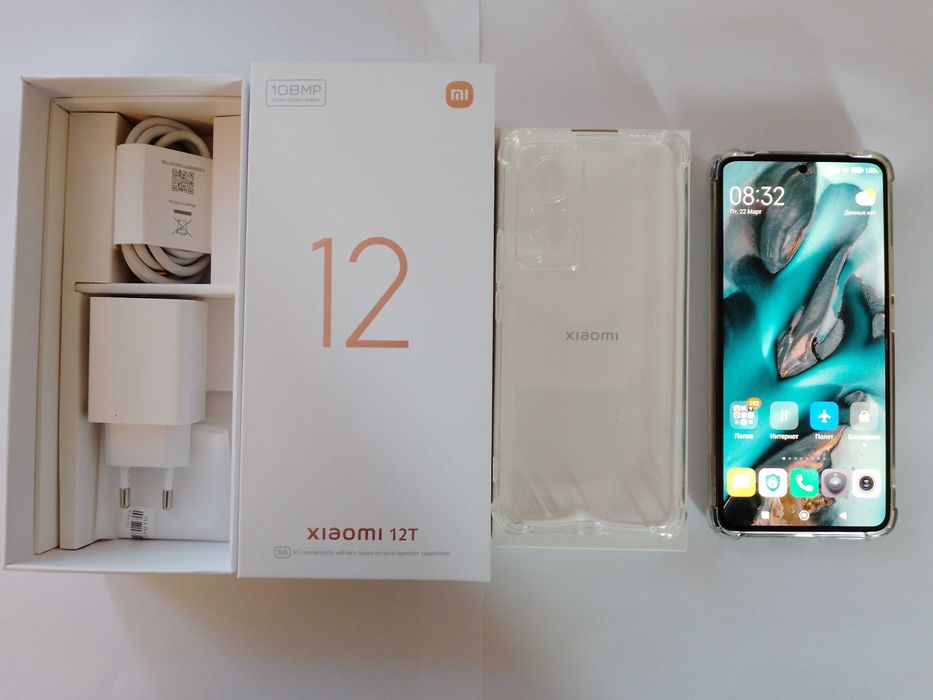 Xiaomi 12T 8/256 108Мpx,5G, идеал зовні,коробка,чек: 8 500 грн ...