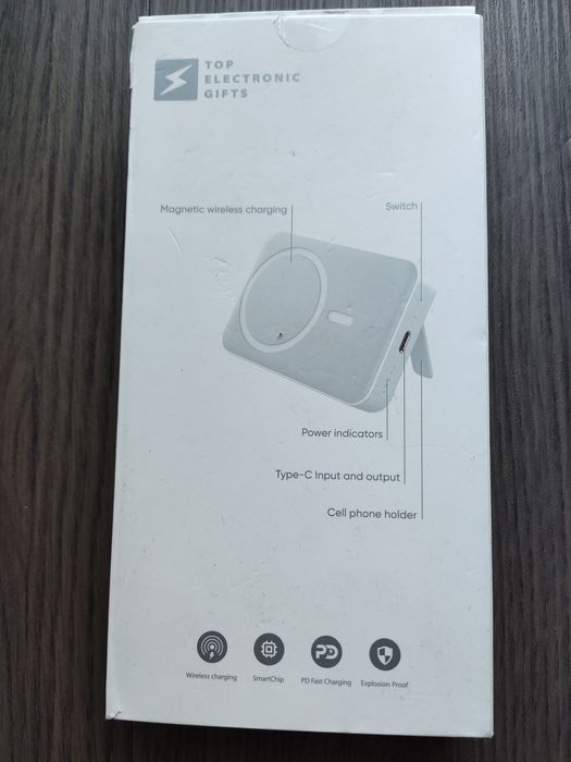 Зарядное Power Bank Geo TEG Smart Series 10000 mAh MagSafe 20W White ...