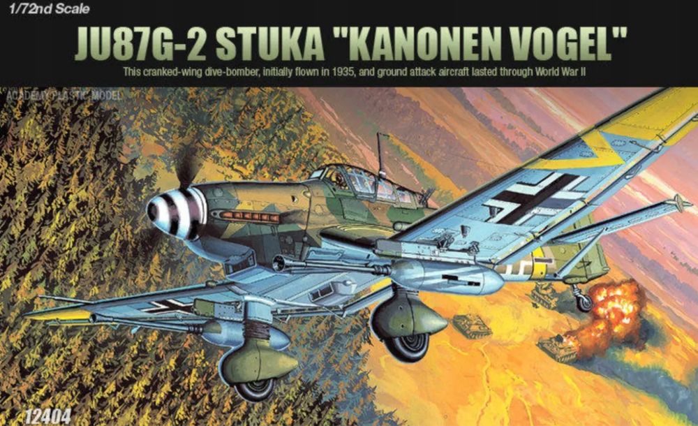Samolot Ju-87 G-2 Stuka model 1:72 Academy 12404 Gryfów Śląski • OLX.pl