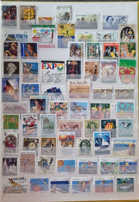 Znaczki filatelistyka pocztowe różne zbiór kolekcja zabytkowe Chełm ...