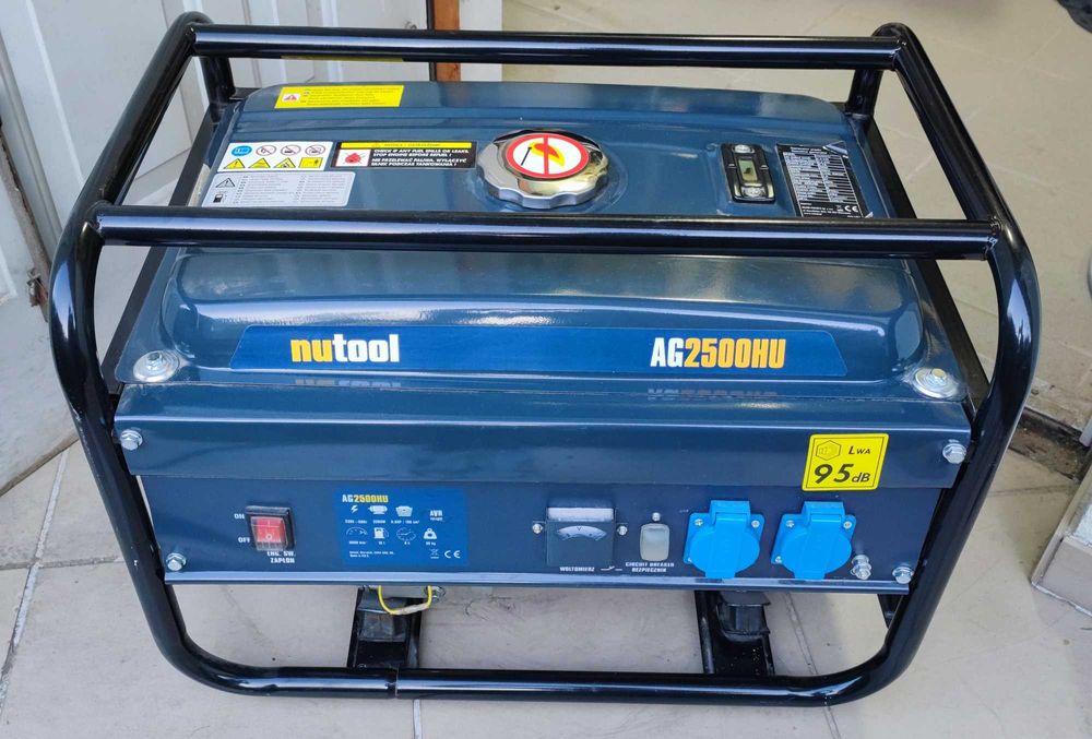 Agregat nutool AG2500HU 2200W jednofazowy, 4suw. Rąbień AB • OLX.pl