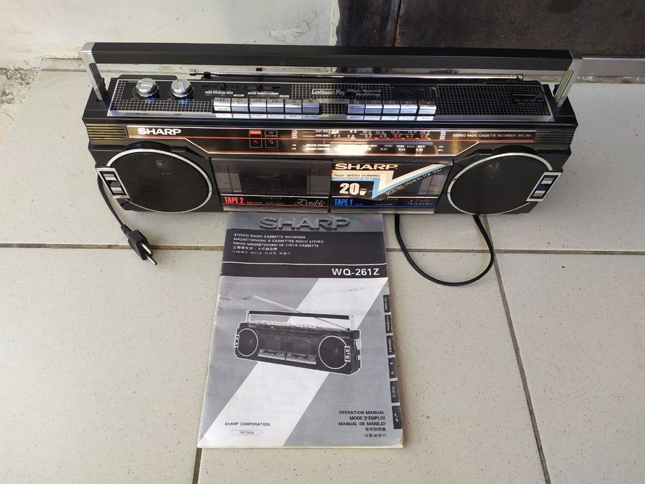 Кассетный магнитофон SHARP WQ-261Z(BK): 1 600 грн. - Магнитолы и ...
