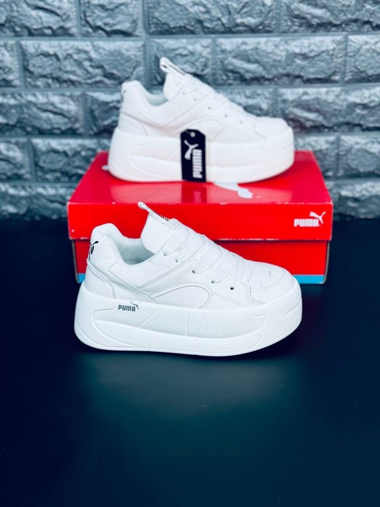 Puma Кроссовки женские Премиум Кожа Кросовки на высокой платформе пума ...