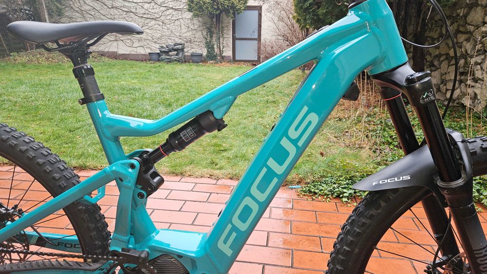 Rower elektryczny Focus Jam 2 7.8 L 29 Full Turkusowy 720WH Jak nowy Nowy Sącz • OLX.pl