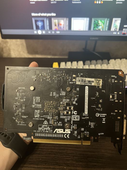 Відеокарта Asus Nvidia GTX 1050ti 4g: 1 800 грн. - Комплектуючі та ...