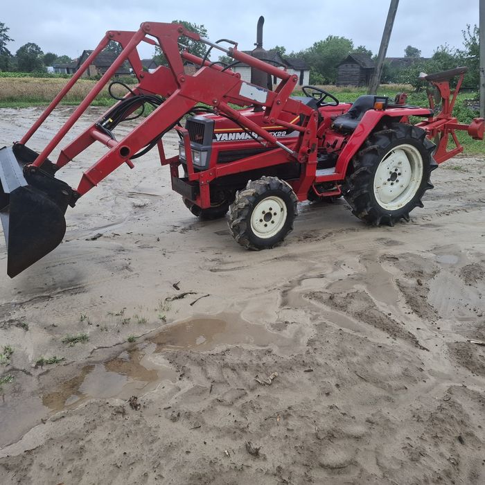 Mini traktor japoński Yanmar FX 22 ładowacz plus plug Biłgoraj • OLX.pl