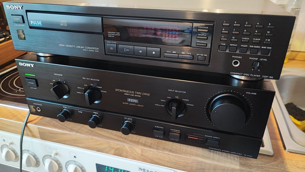 Wzmacniacz Sony TA -F270 ,CD Sony cdp -195 Legnickie Pole • OLX.pl