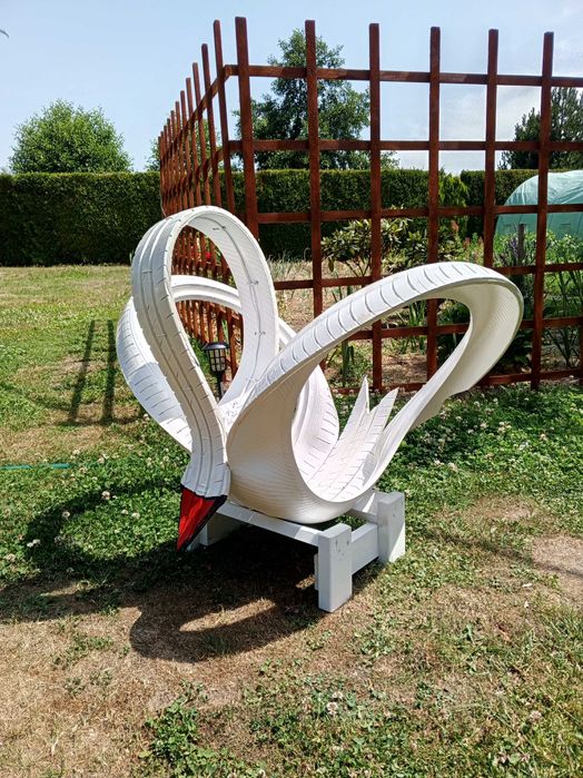 Łabedzie z opon do ogrodu Bolkowice • OLX.pl